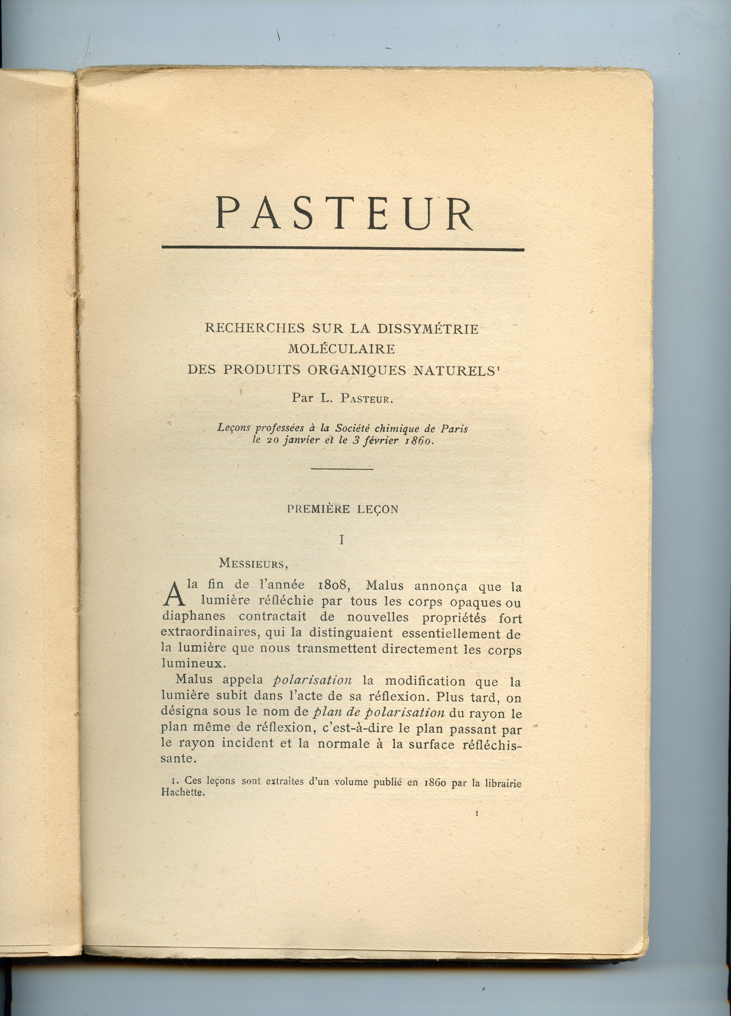 1822 - 1922 PASTEUR . INSTITUT PASTEUR 27 DÉCEMBRE 1922 par PASTEUR ...