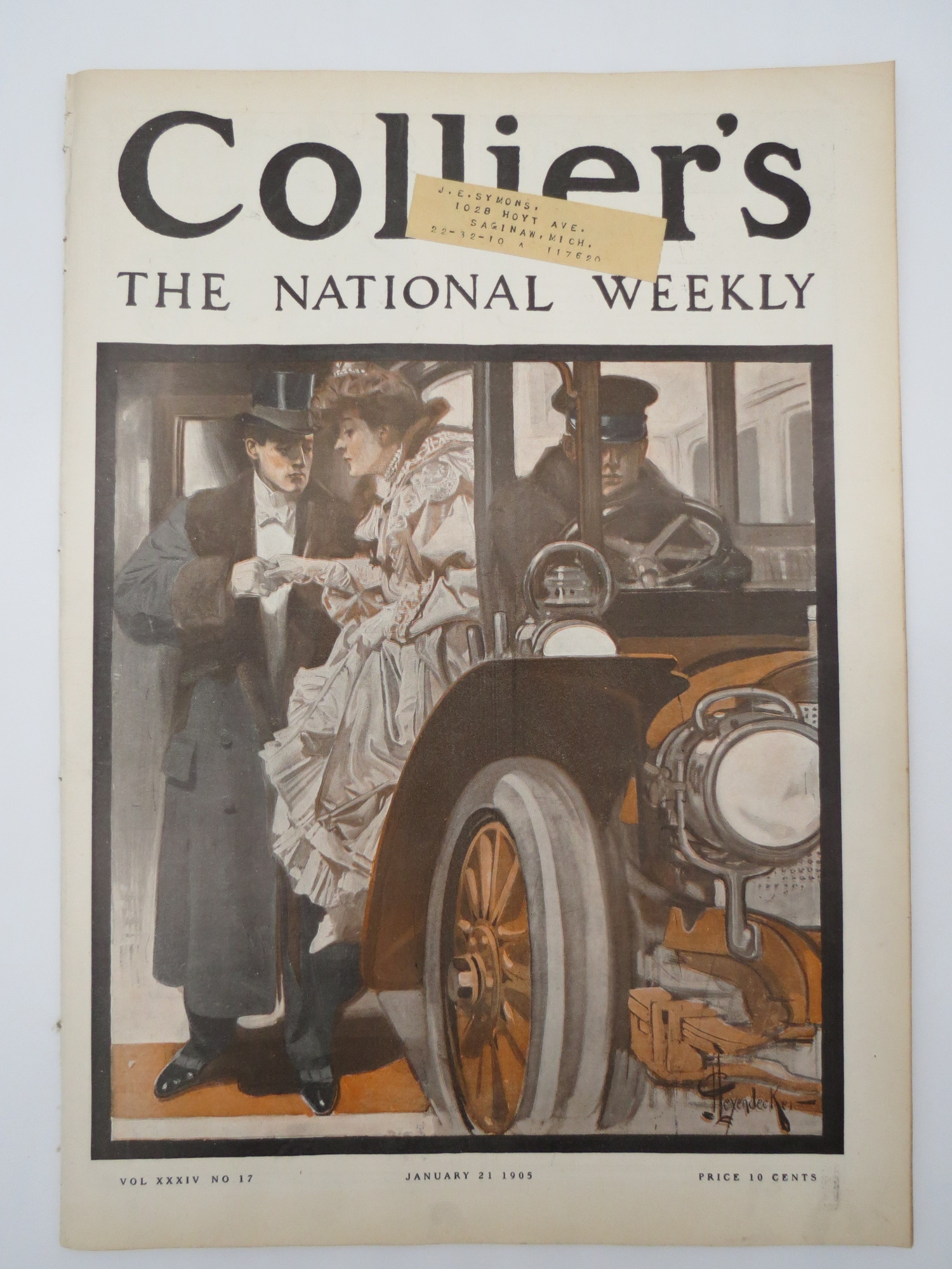 COLLIER'S WEEKLY MAGAZINE - JANUARY 21, 1905 (J. C. Leyendecker Cover ...