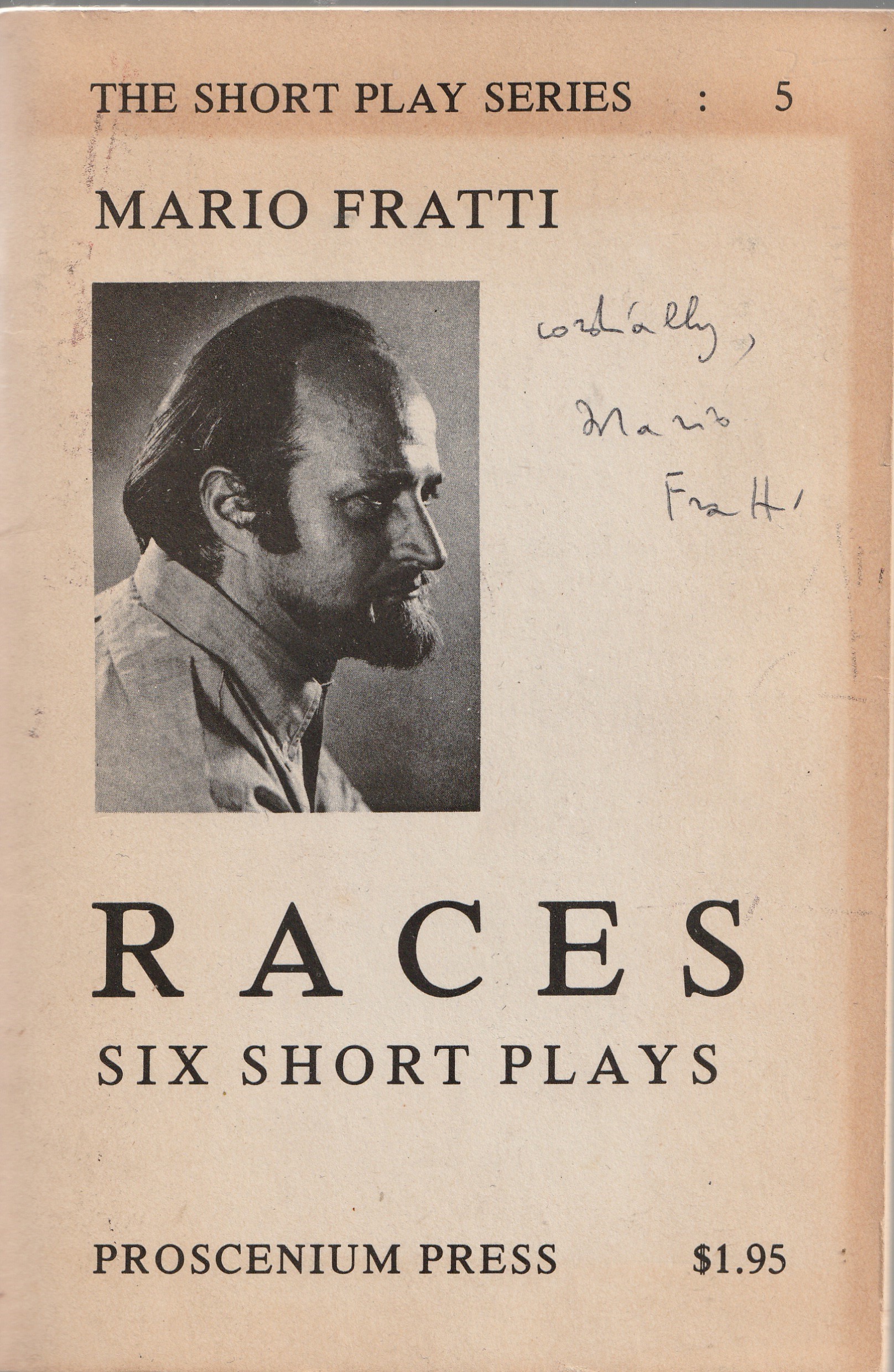Races: Six Short Plays (The Short play series, no. 5) by Mario Fratti ...