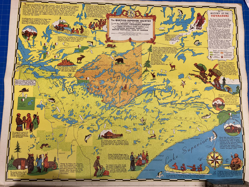 FISHER'S SUPERIOR-QUETICO CANOE MAPS COVERING THE SUPERIOR NATIONAL ...