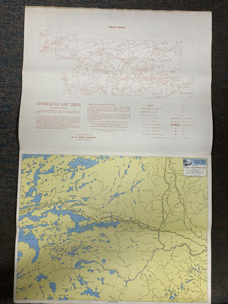 FISHER'S SUPERIOR-QUETICO CANOE MAPS COVERING THE SUPERIOR NATIONAL ...