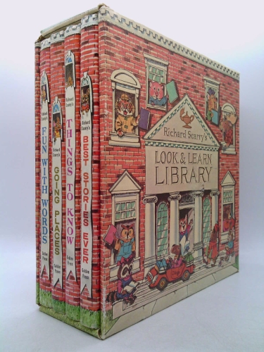 Richard Scarry's Look & Learn Library: Four Volumes in Slipcase. Fun ...