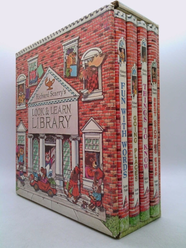 Richard Scarry's Look & Learn Library: Four Volumes in Slipcase. Fun ...