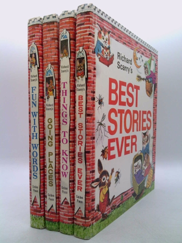 Richard Scarry's Look & Learn Library: Four Volumes in Slipcase. Fun ...