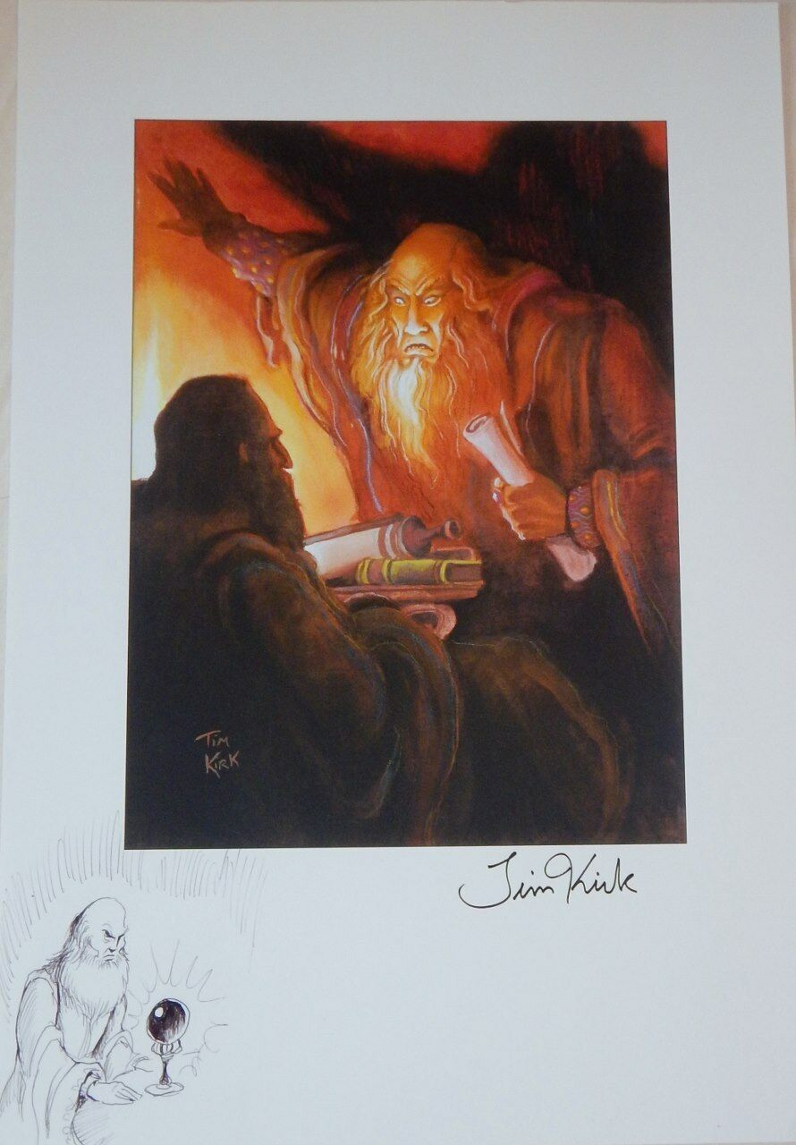 The Lord of the Rings Print with Hand Sketch by Tim Kirk by J.R.R ...