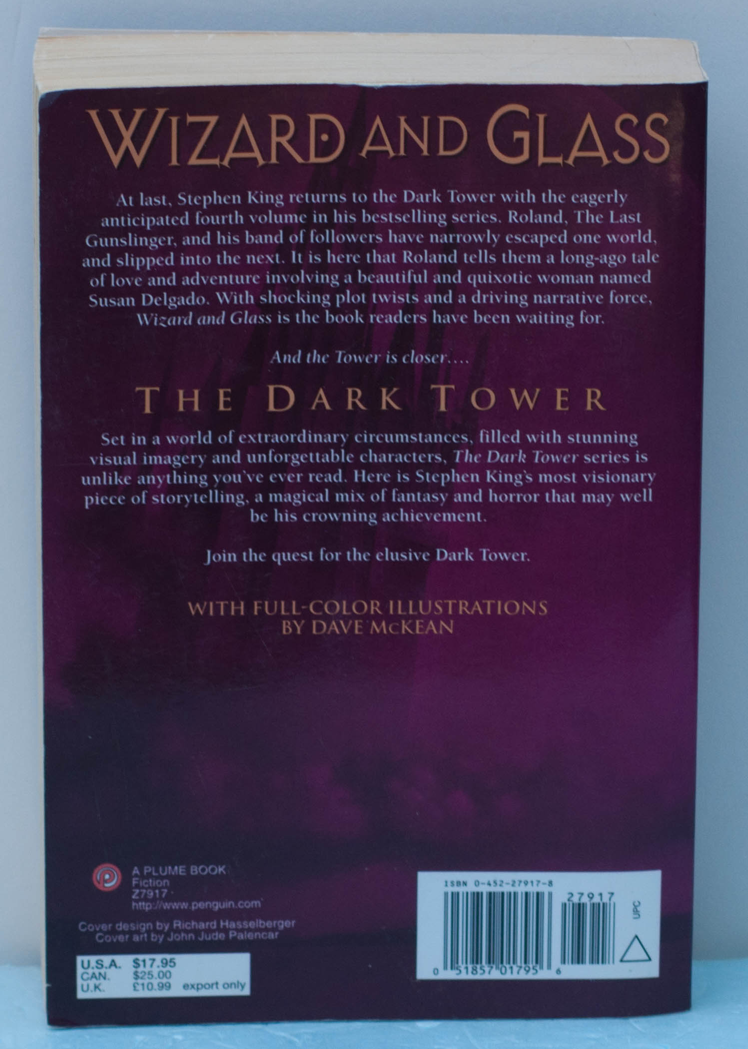 Wizard and Glass (The Dark Tower 4) by Stephen King: As New Soft cover (1997) 1st Edition ...