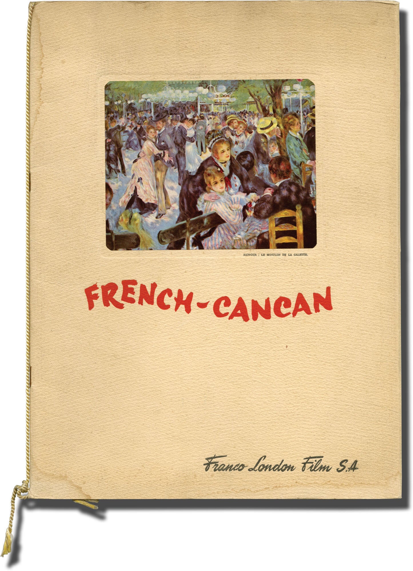 French Cancan [French-Cancan] (Original program for the 1955 film) by ...
