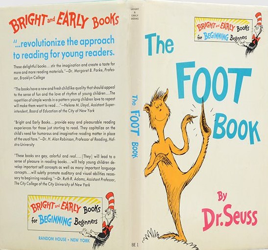 The Foot Book by Dr Seuss: Fine Hardcover (1968) 1st Edition | Bell's Books