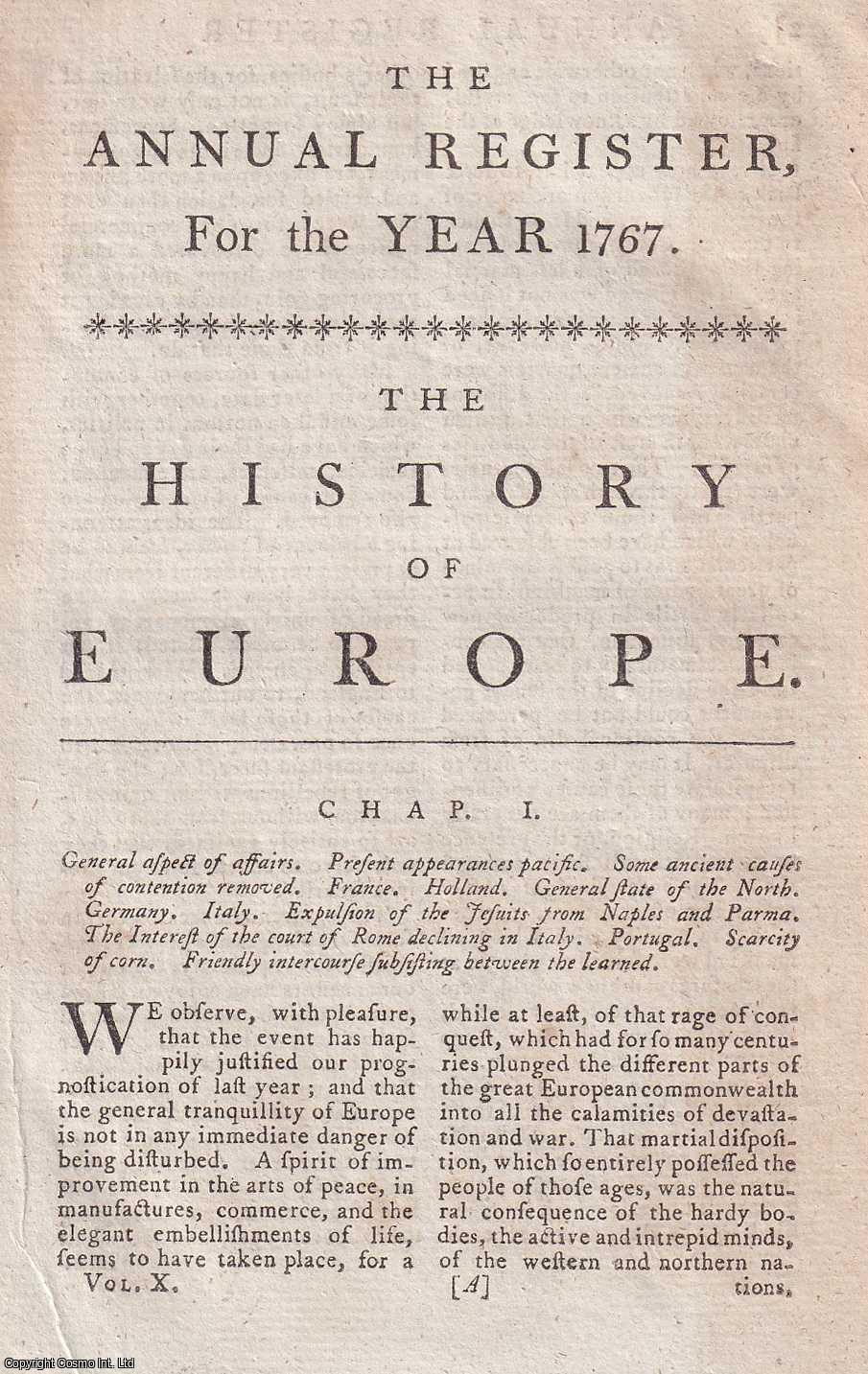 The History of Europe, for the year 1767. An original article from The ...