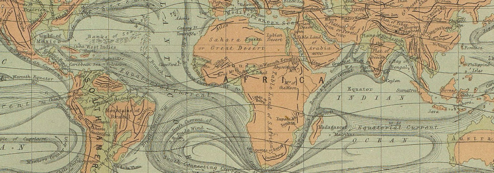 Chart of the World exhibiting its chief physical features ...