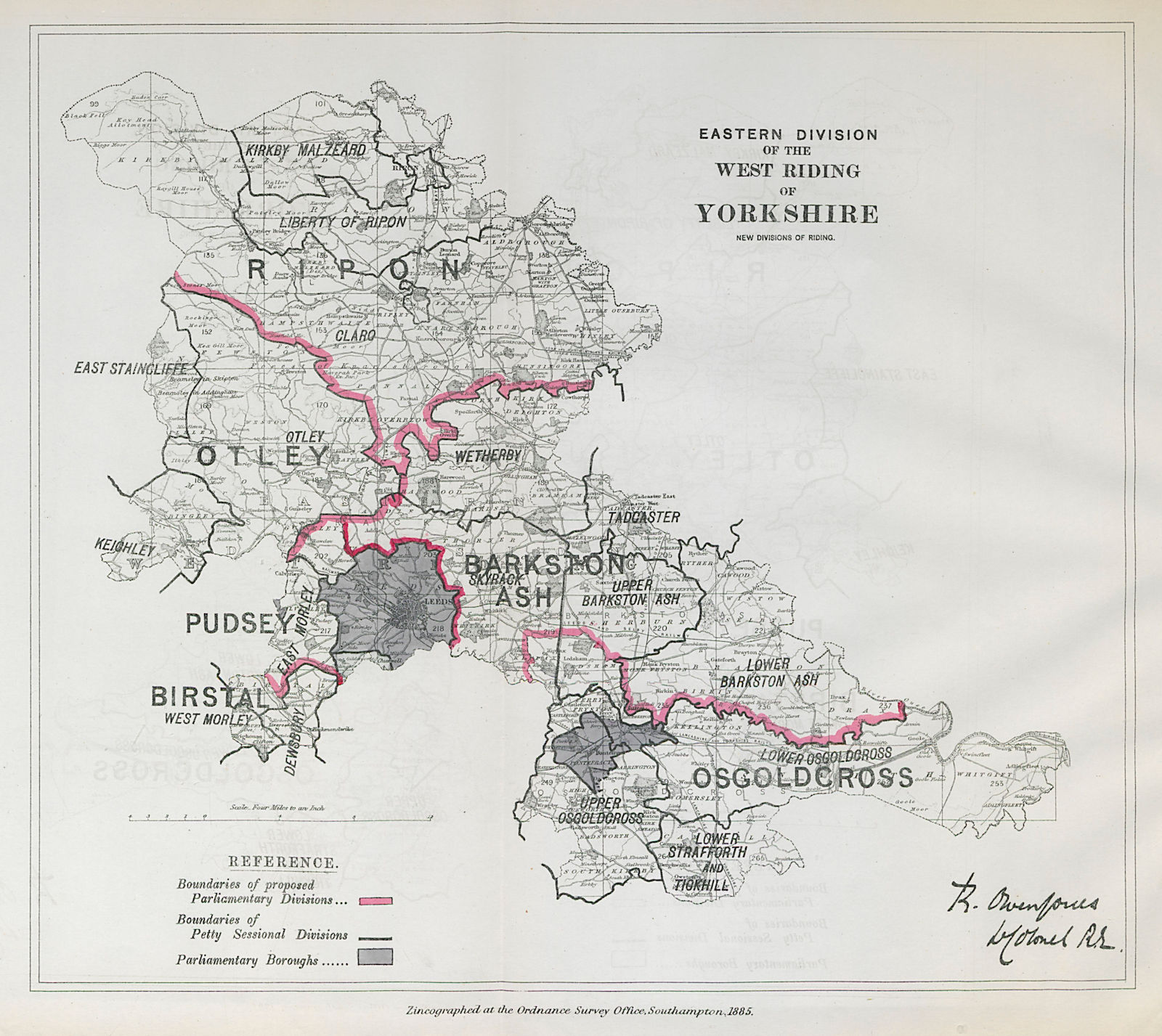 Eastern Division of the West Riding of Yorkshire - New divisions of ...