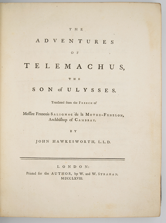 The Adventures of Telemachus, the Son of Ulysses. Translated from the ...