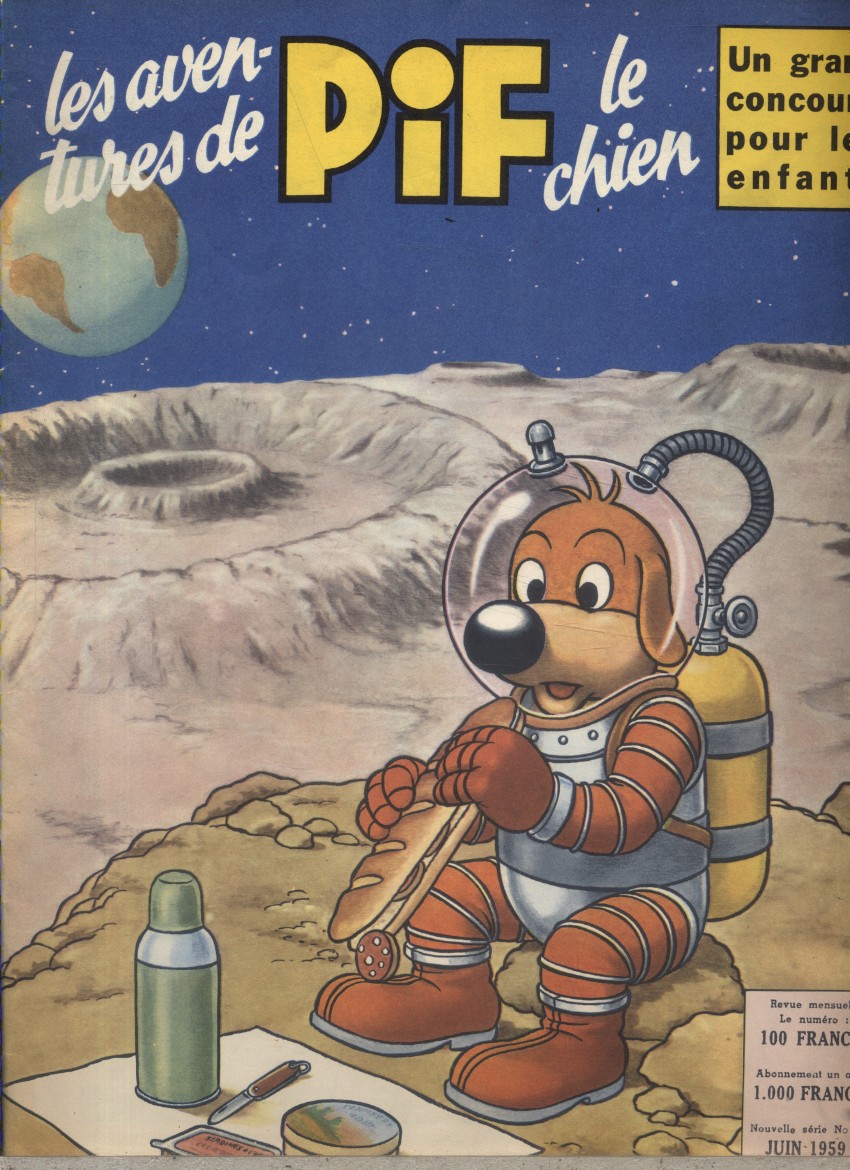 Les aventures de Pif le chien. Revue mensuelle. Nouvelle série N° 16 ...