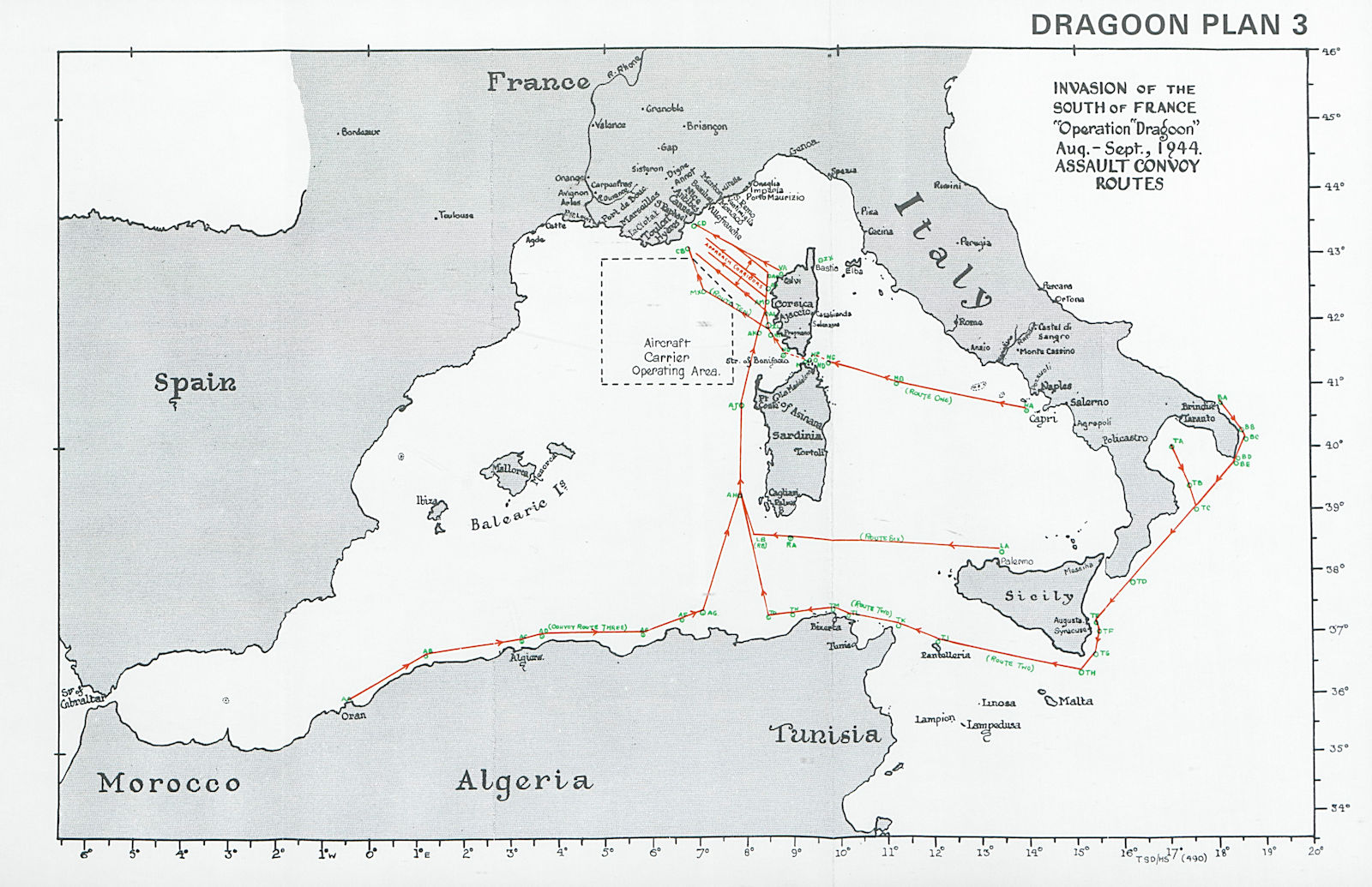 Invasion of the South of France Operation "Dragoon" Aug-Sep 1944 ...