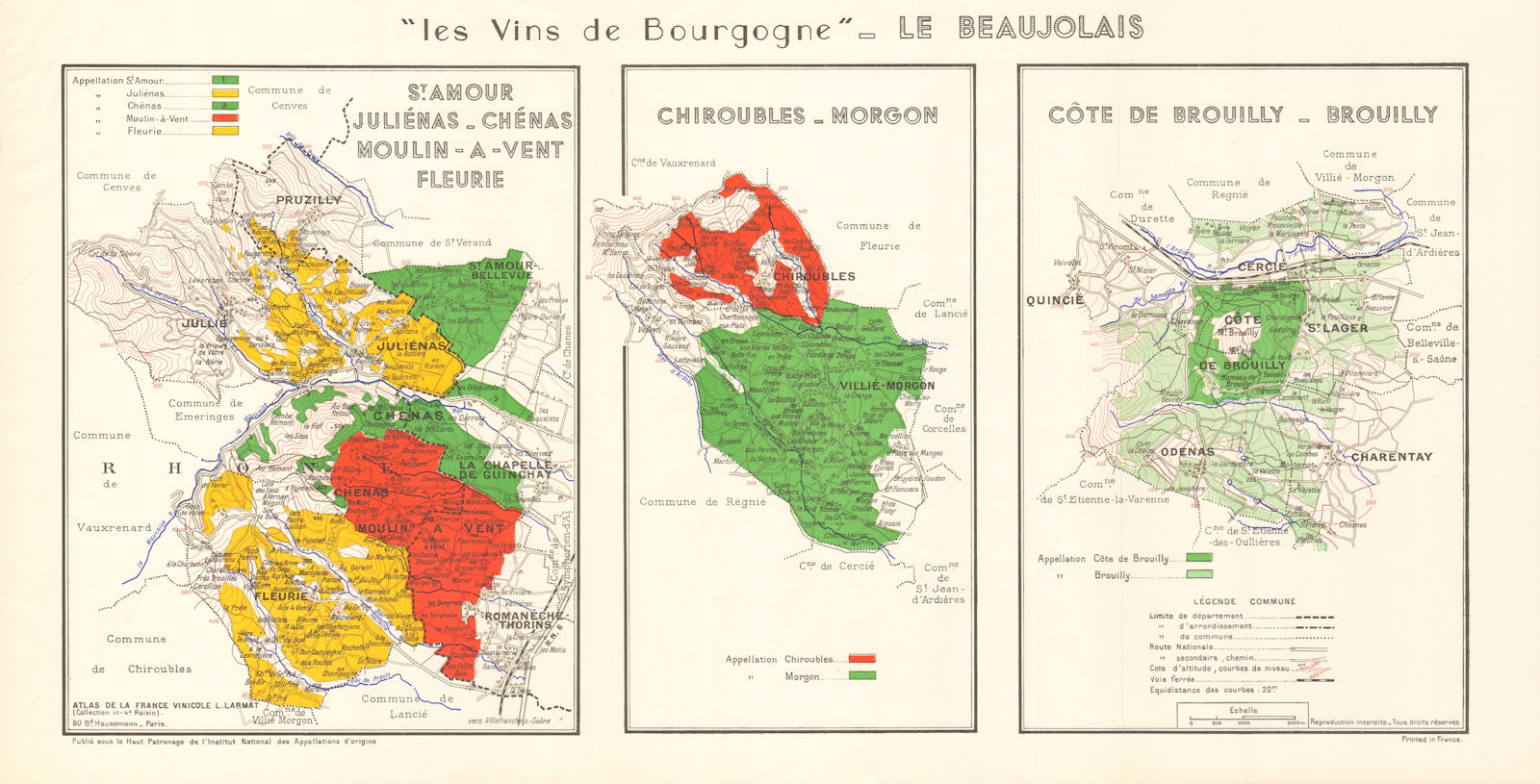 Beaujolais Map