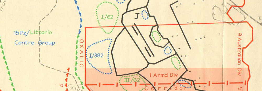 Operation 'Lightfoot' Plan of 10 and 30 Corps 23rd24th October ...