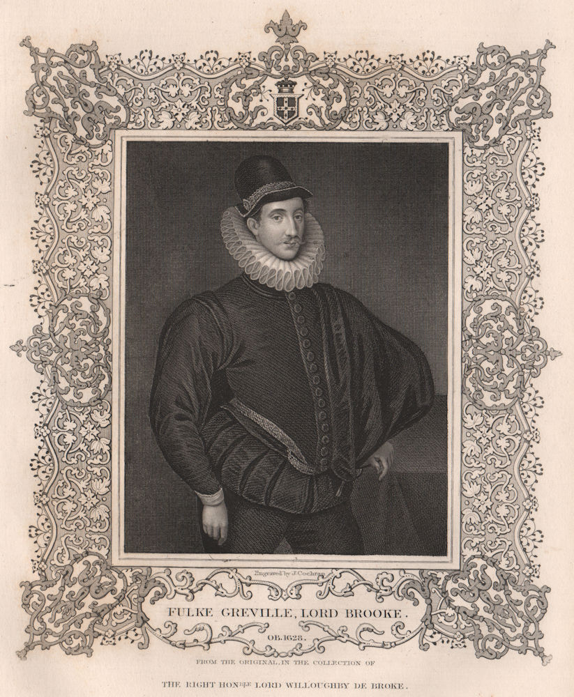 Fulke Greville, Lord Brooke by Cochran, J.: (1853) Art / Print / Poster ...