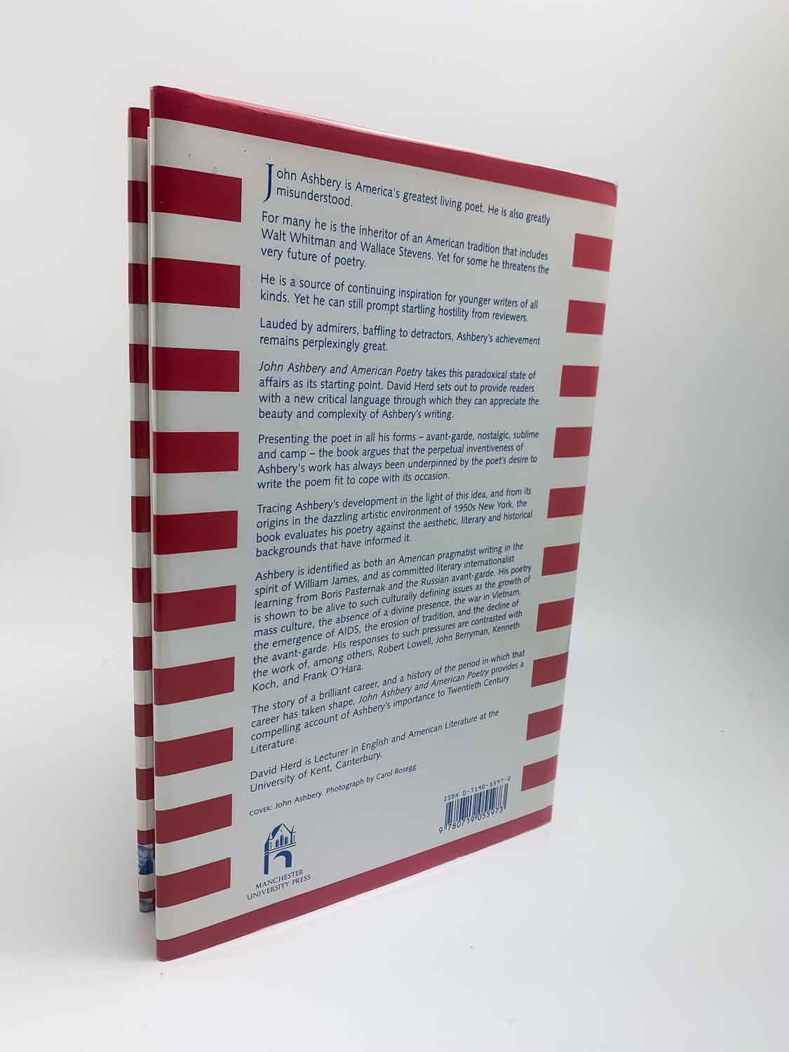 John Ashbery and American Poetry by Herd, David: Very Good ++ / Near ...