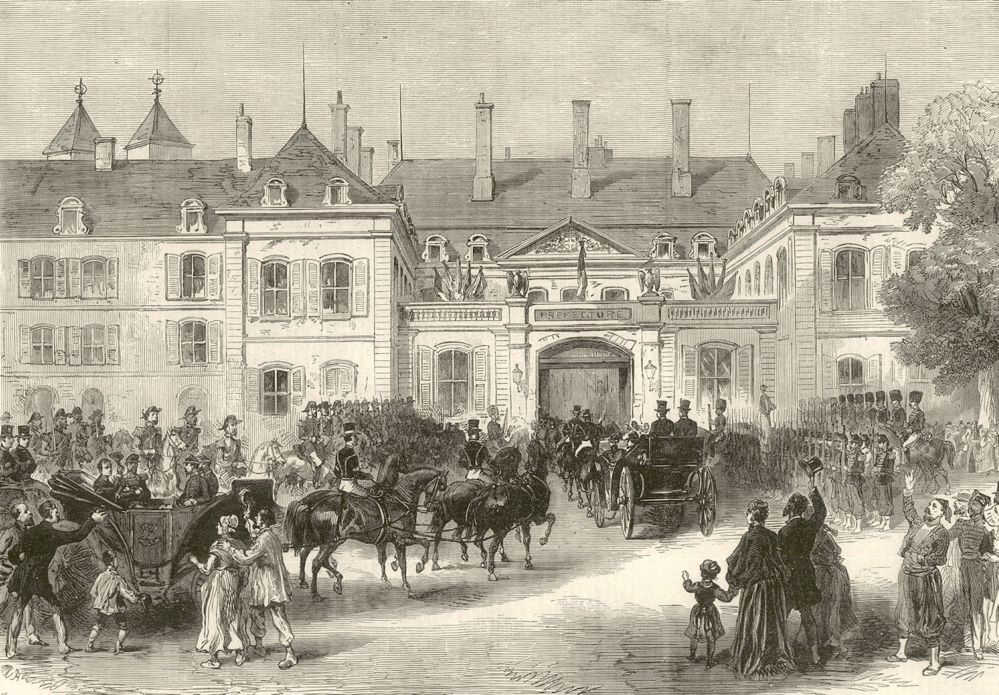 The War: Arrival of the Emperor and Prince Imperial at Metz by ...