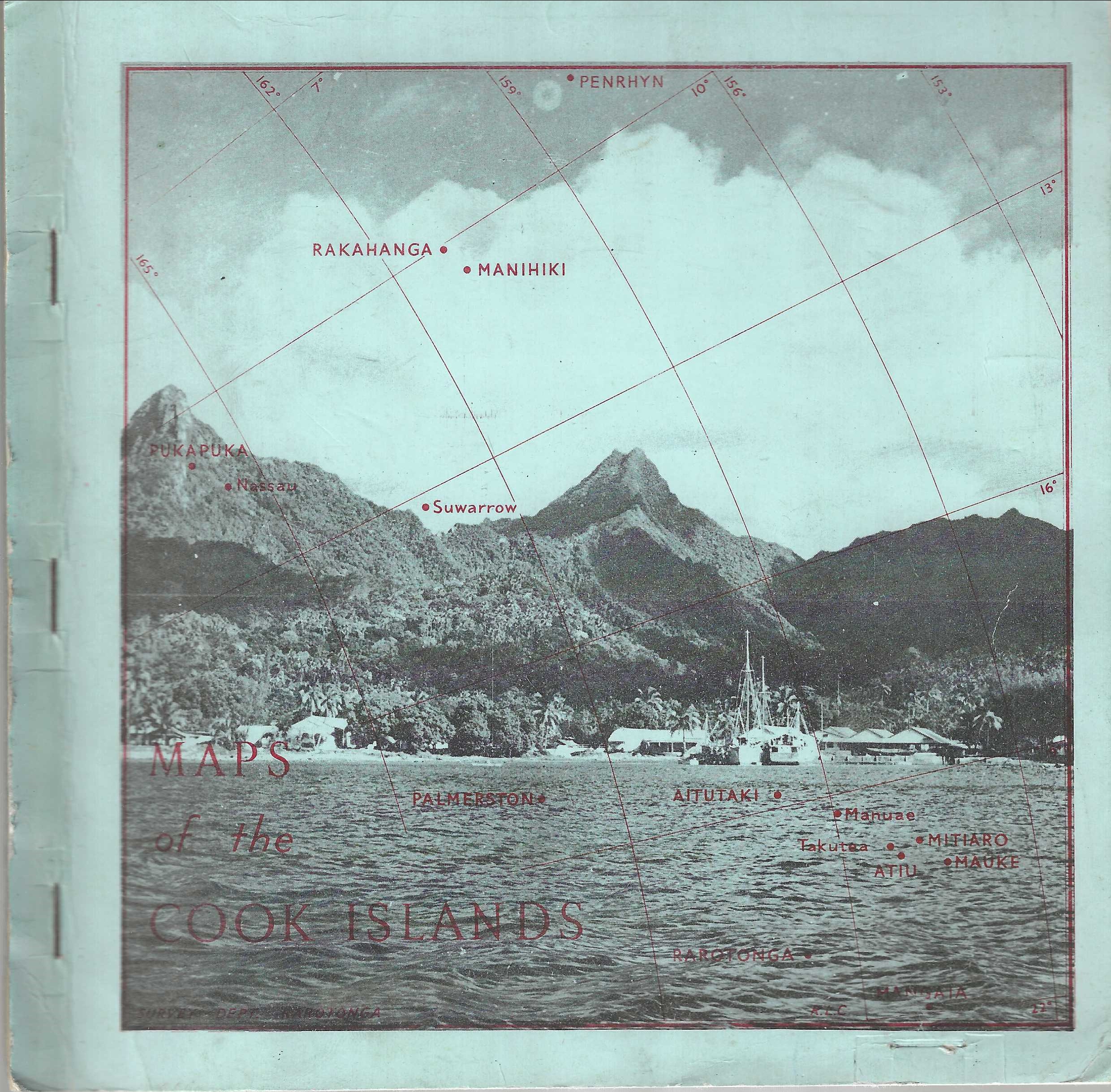 Maps of the Cook Islands Forbes, Ian A. Geography, Atlasses,South ...