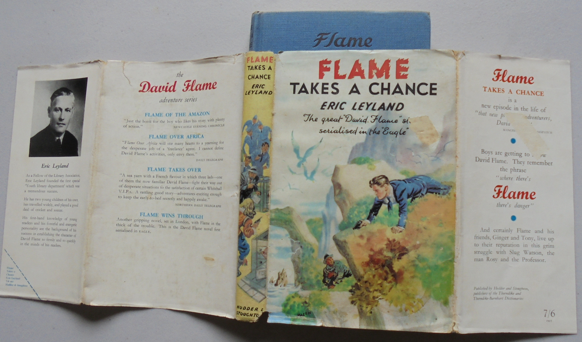 FLAME TAKES A CHANCE ,a David Flame Serries Thriller by ERIC LEYLAND ...