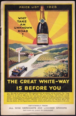 Price List. 1928. von WHITEWAY S CYDER.: Very Good Soft cover (1928 ...