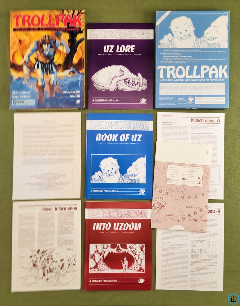 TROLLPAK: Troll Facts, Secrets and Adventures for Runequest (Box Set ...