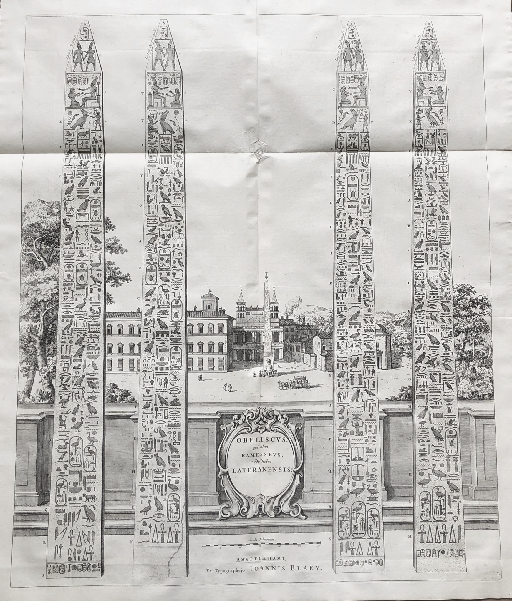 "Obeliscus qui olim Ramesseus, modo dictus Lateranensis"- Roma Rome Rom ...