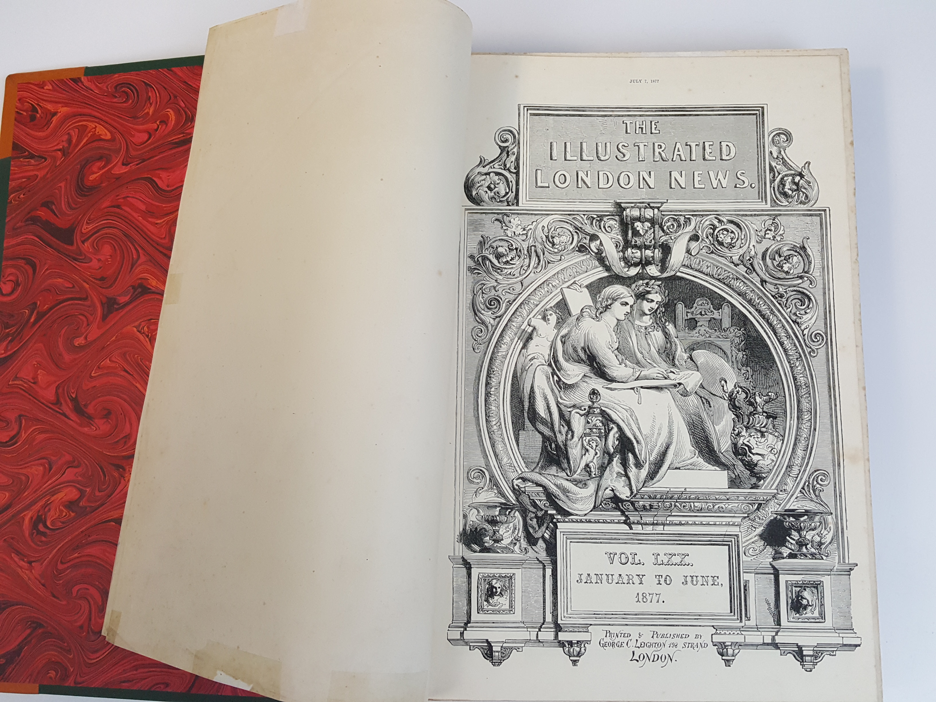 The Illustrated London News, Vol. LXX. January to June 1877 de Latey ...