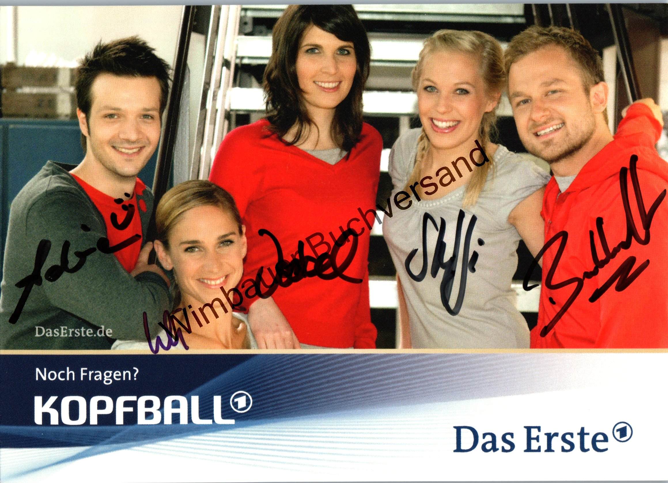 Original Autogramm ARD Kopfball Ulrike Brandt-Bohne, Isabel Hecker ...