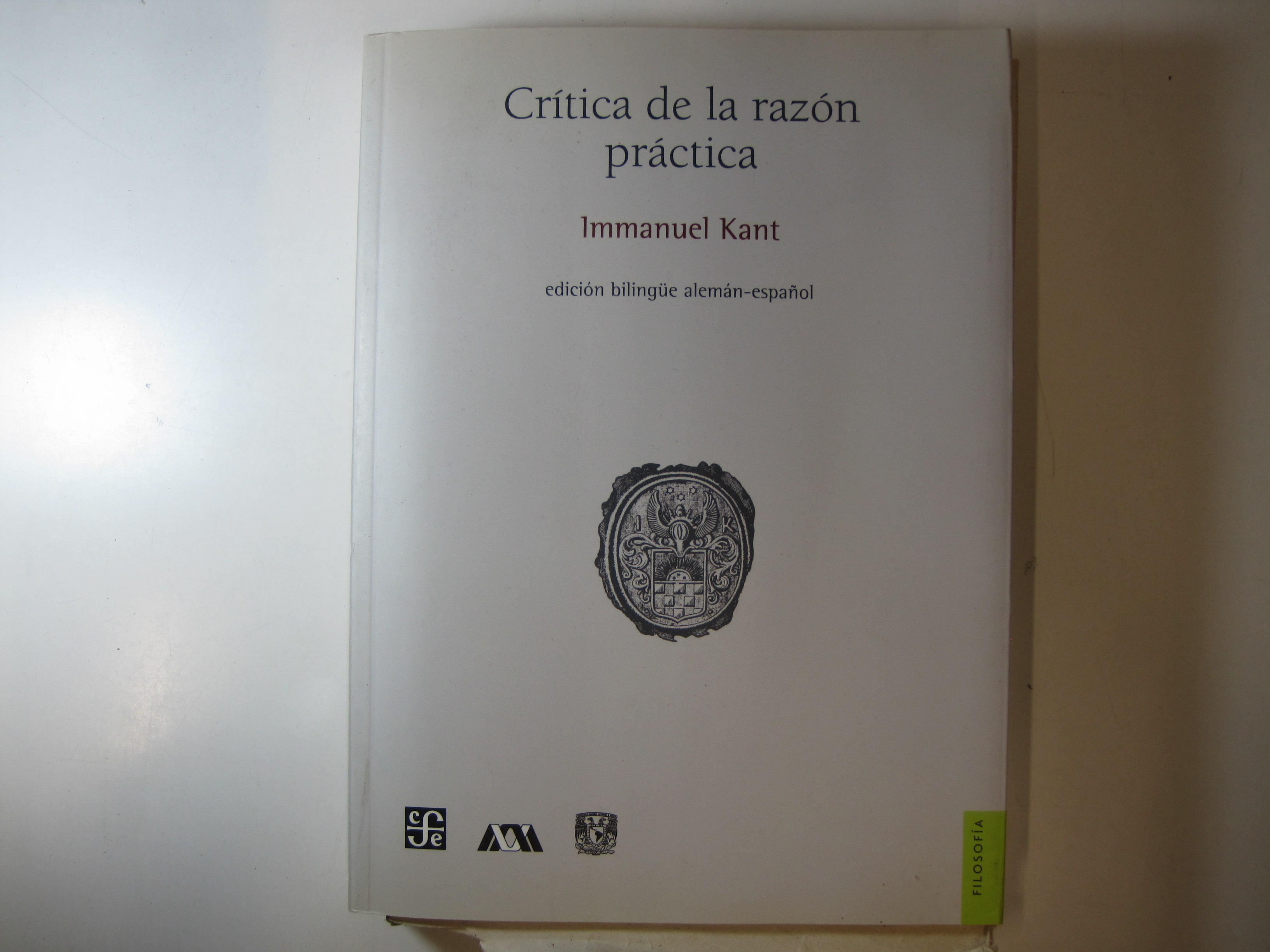 CRITICA DE LA RAZON PRÁCTICA IMMANUEL KANT | Barnebys CRITICA DE LA RAZON PRÁCTICA IMMANUEL KANT | Barnebys