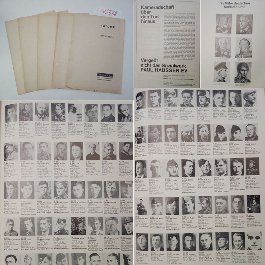 Der Freiwillige. 16. Jahrgang 1970. 5 Hefte Januar - Mai 1970 * XIV. K ...