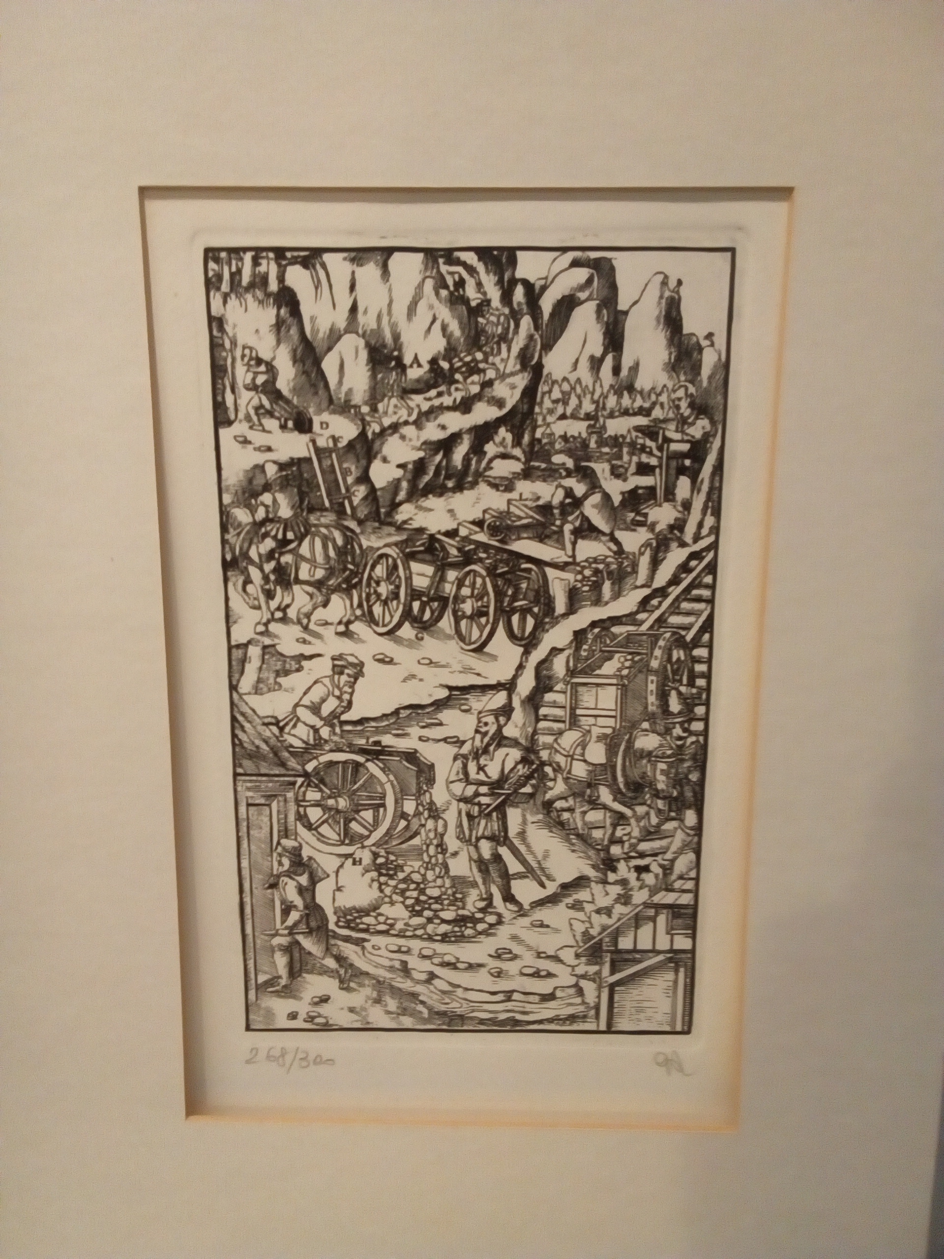 De Re Metallica (Set of 2 prints) by Georgius Agricola: Very Good No ...