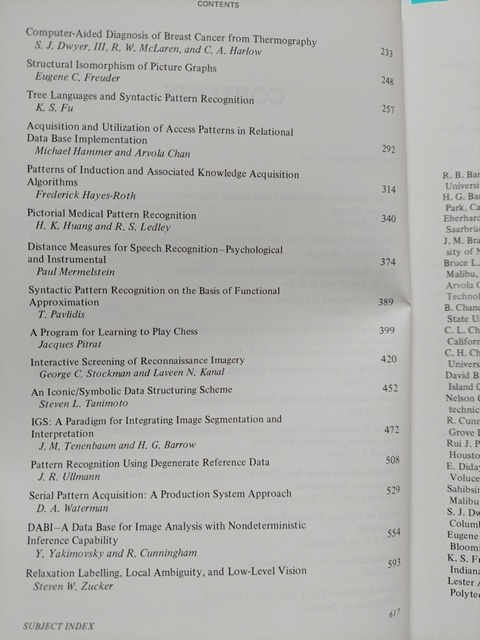Pattern Recognition and Artificial Intelligence / C. H. Chen von Chen ... Pattern Recognition and Artificial Intelligence / C. H. Chen von Chen ...