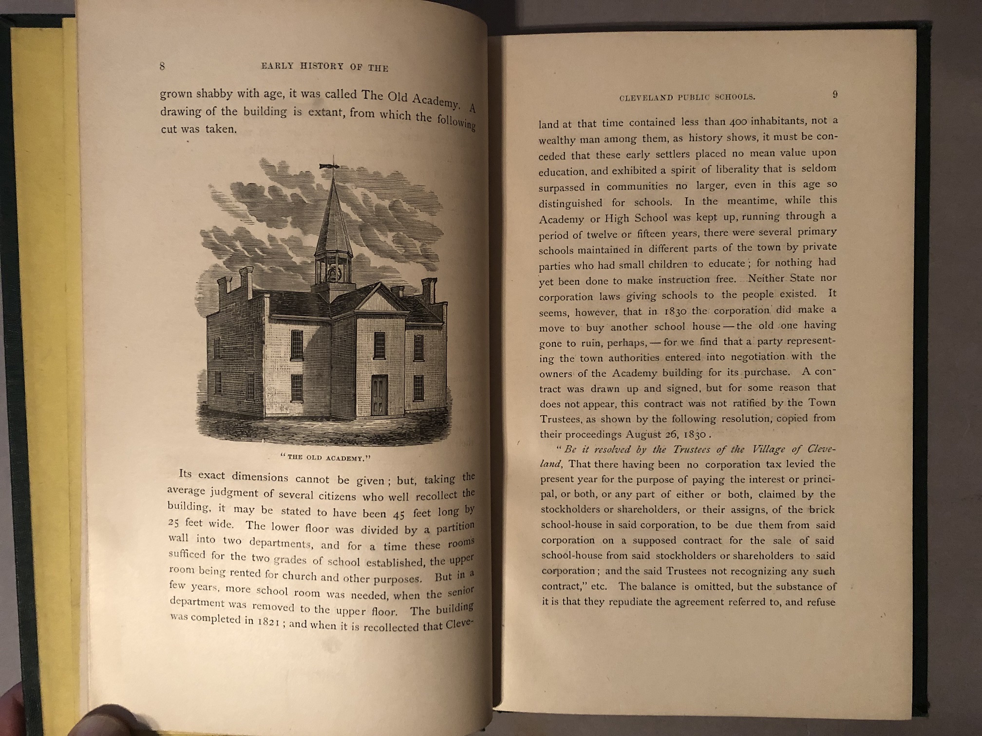 Early History of the Cleveland Public Schools by Freese, Andrew: Near ...