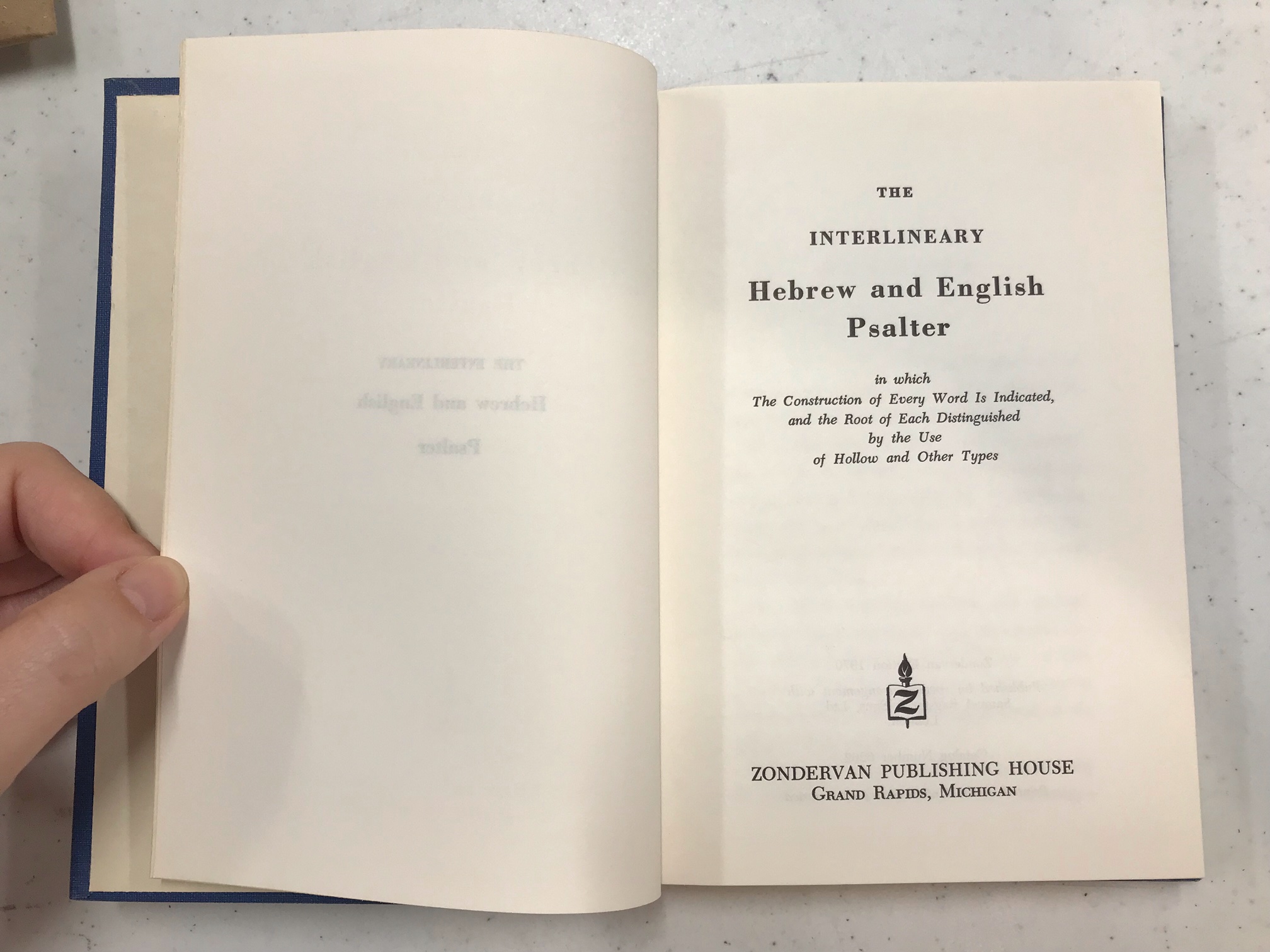 The Interlineary Hebrew and English Psalter: in Which the Construction ...