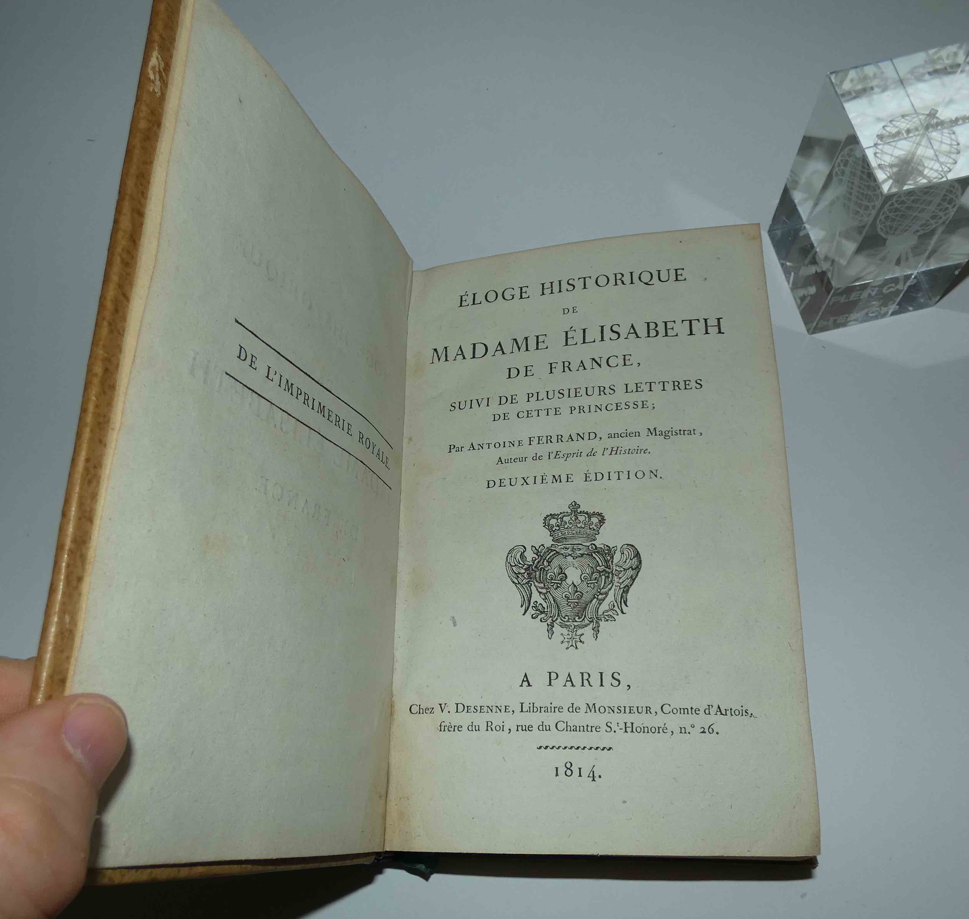 Éloge historique de madame Élisabeth de France, suivi de plusieurs ...