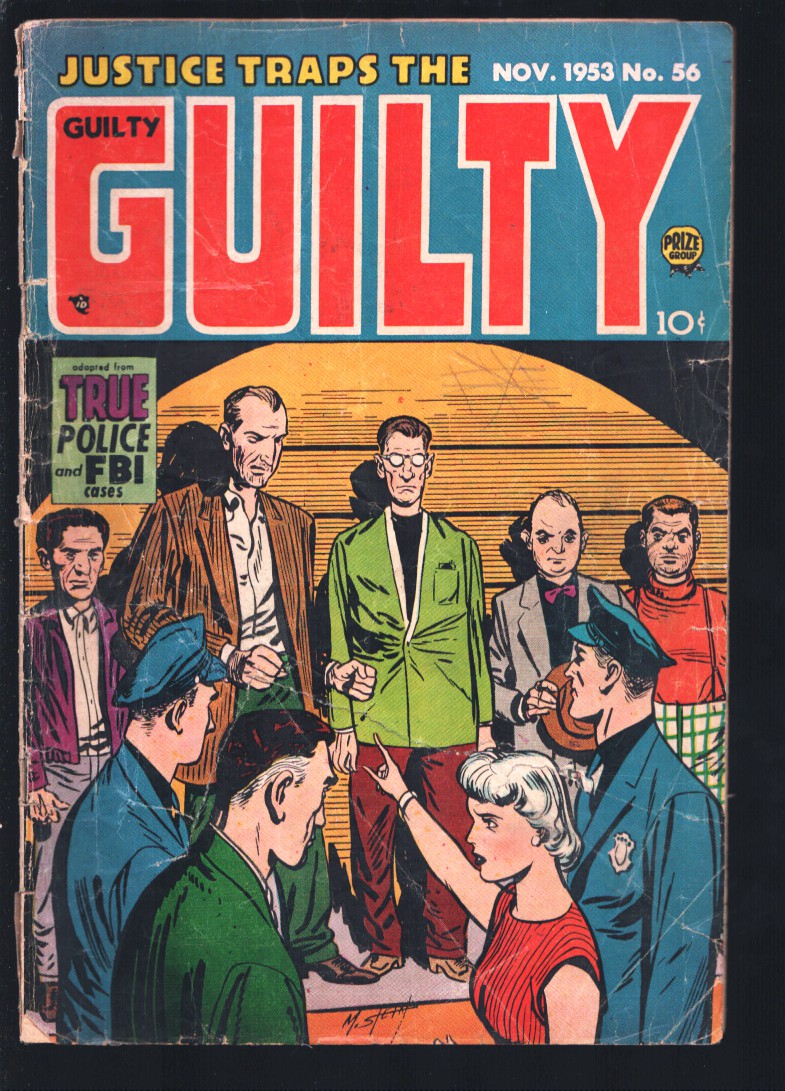 Justice Traps The Guilty #56 1953-Key issue- cover has... | Barnebys