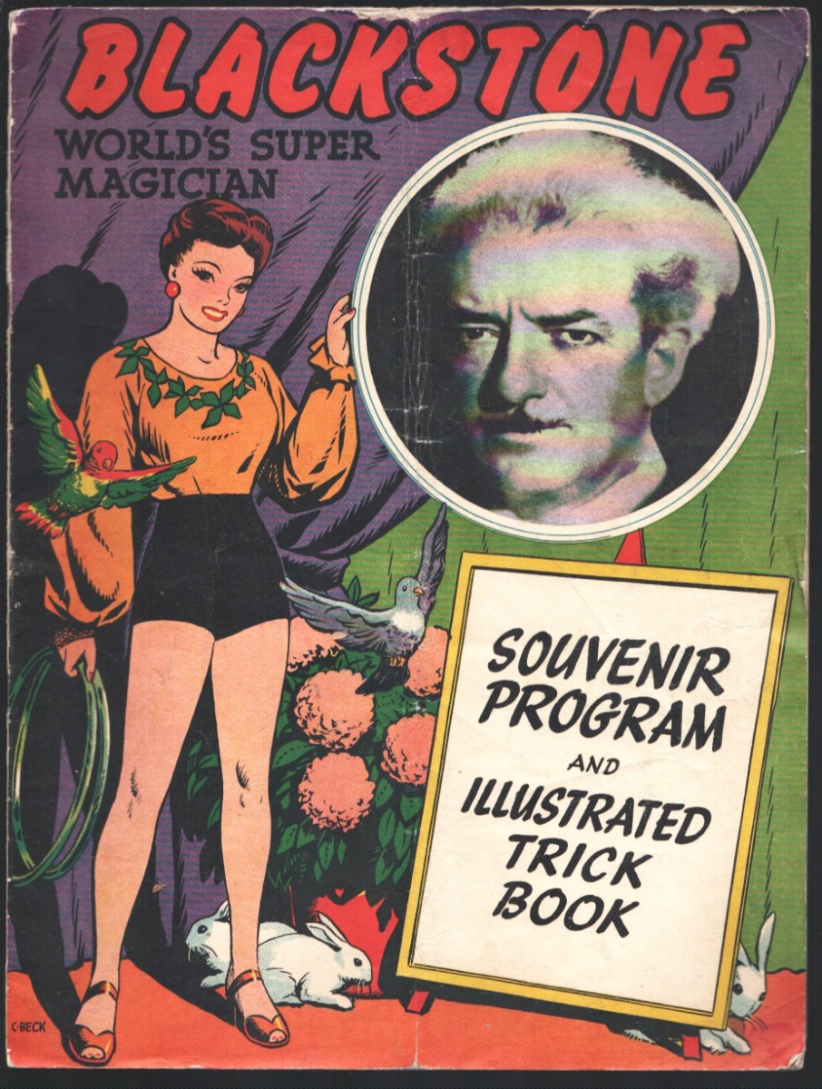 Blackstone World's Super Magician Souvenir Program & Illustrated Joke ...