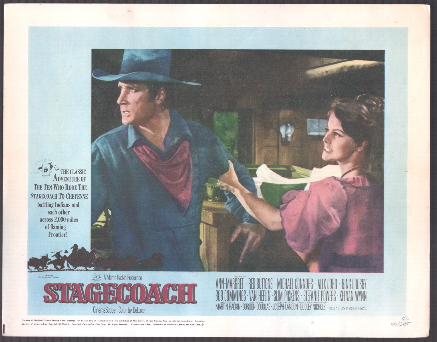 Stagecoach 11'x14' Lobby Card Ann-Margret Alex Cord: (1966) Photograph ...