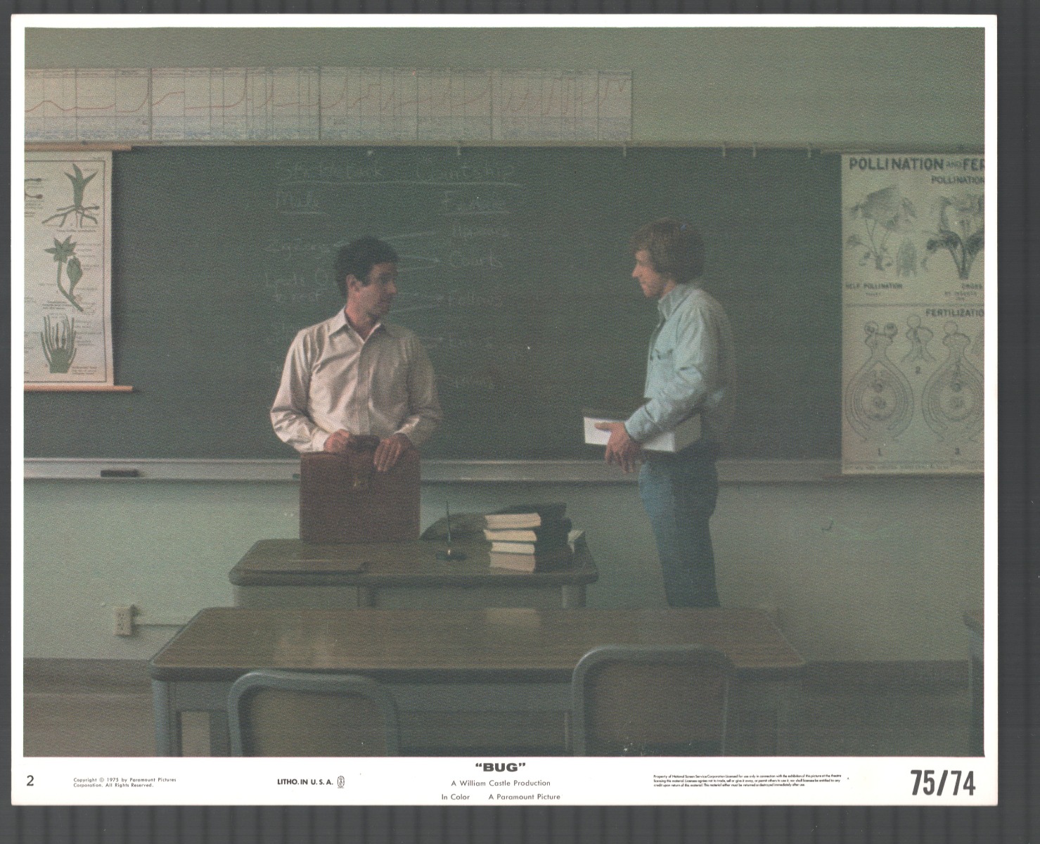 Bug 8x10 Movie #2 Bradford Dillman Richard Gilliland: (1975) Photograph ...