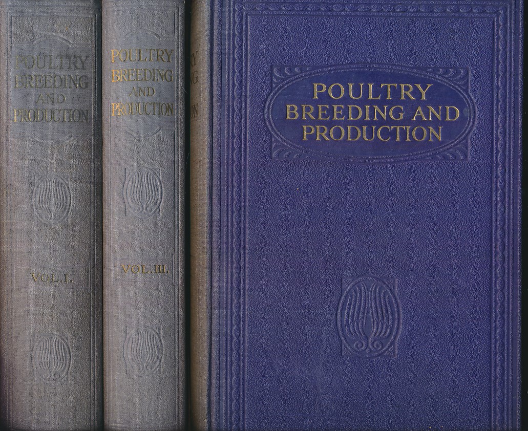 Poultry Breeding and Production. Three volume set by Brown, Edward ...