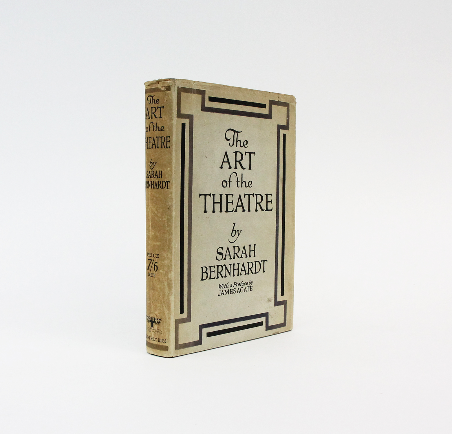 THE ART OF THEATRE by BERNHARDT, Sarah; translated by STENNING, H. J ...