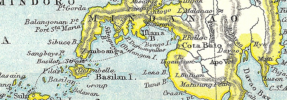 The Philippine Islands; Inset map of Manila Bay by Harmsworth: (1907 ...