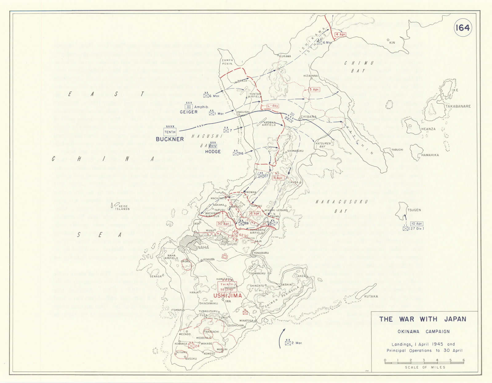 The War with Japan - Okinawa Campaign - Landings, 1 April 1945 and ...