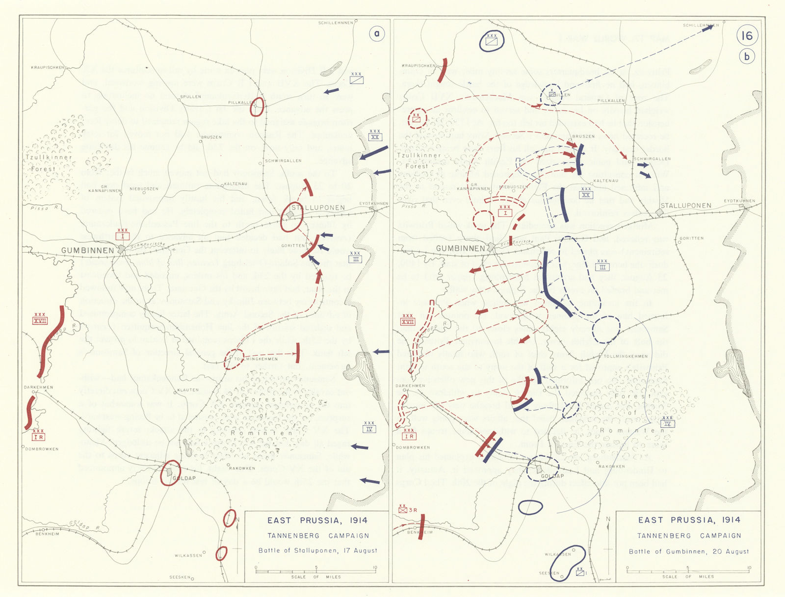 East Prussia, 1914 - Tannenberg Campaign - Battle of Stalluponen, 17 ...
