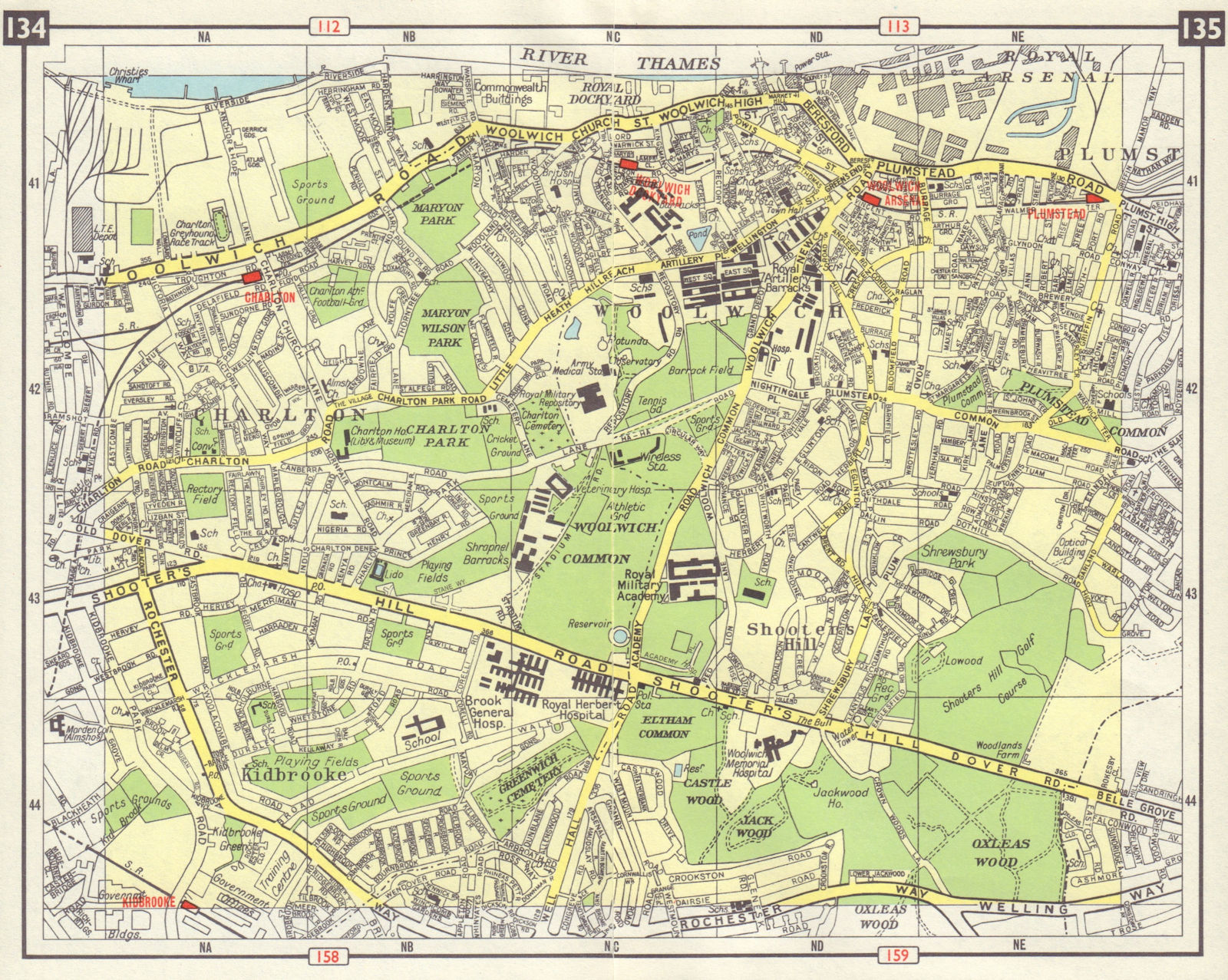 Charlton by Geographers A-Z Map Co / Geographia / Pearsall, Phyllis ...