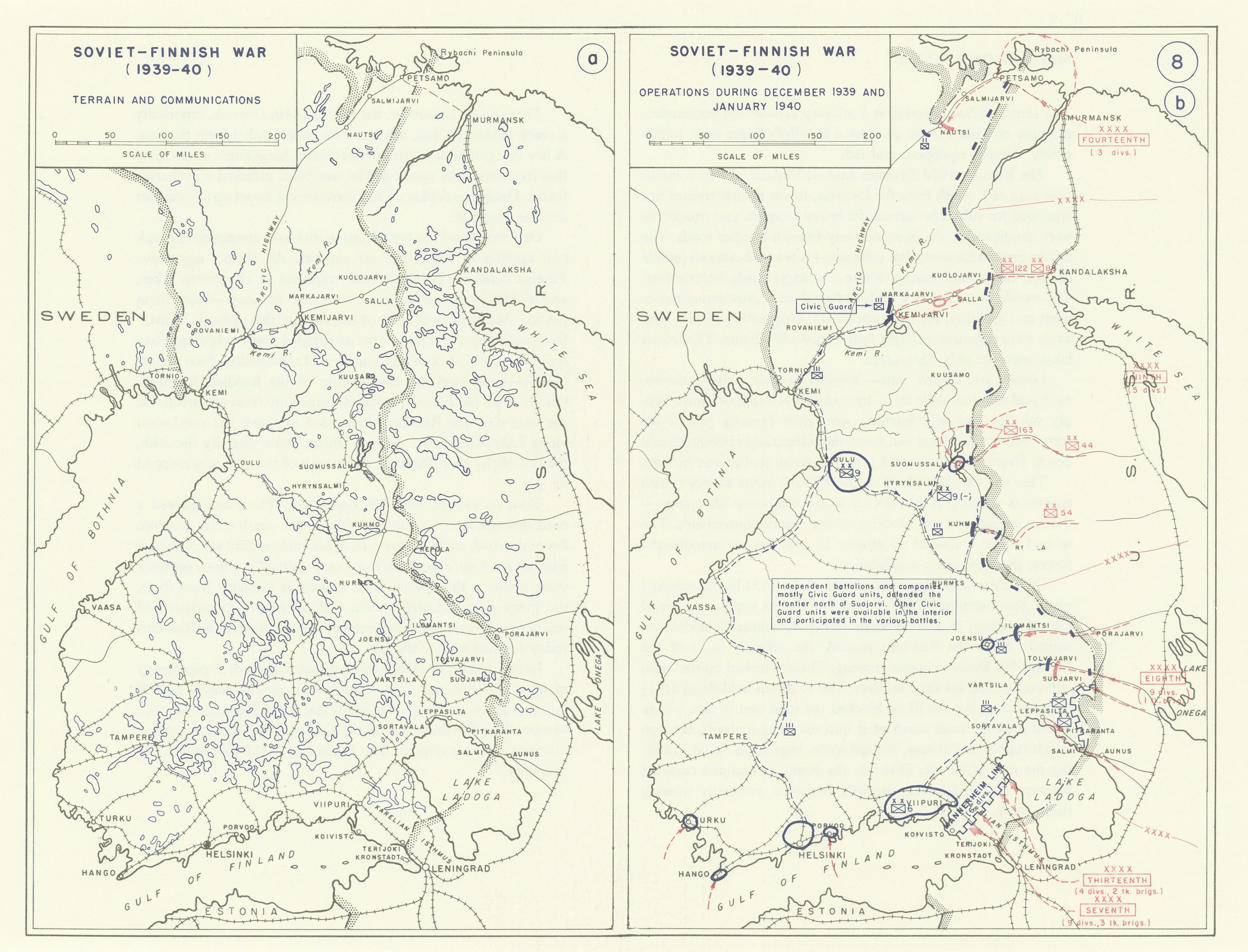 Soviet-Finnish War (1939-40) - Terrain and Communications // Soviet ...