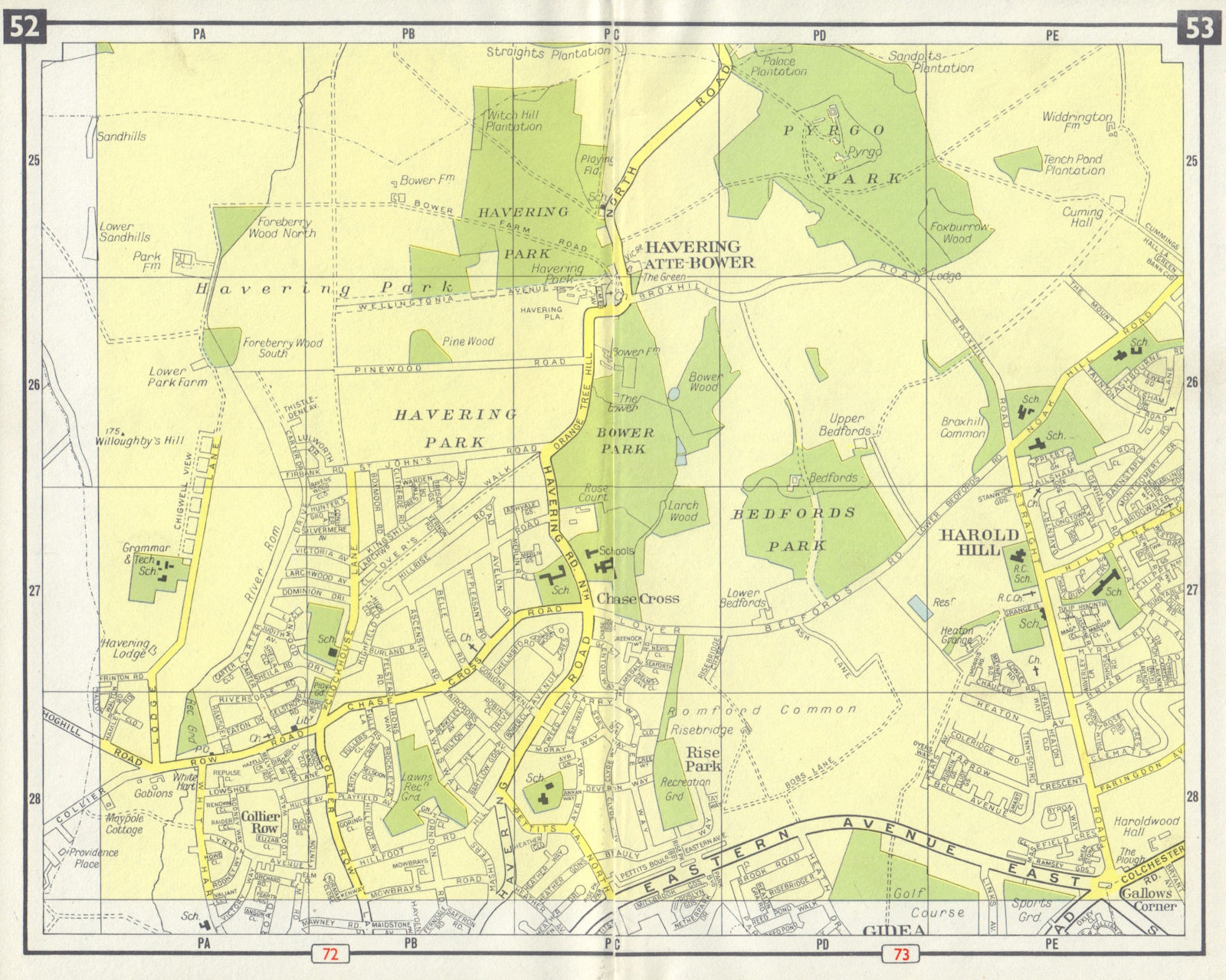 Harold Hill By Geographers A Z Map Co Geographia Pearsall Phyllis And Gross Alexander 1965