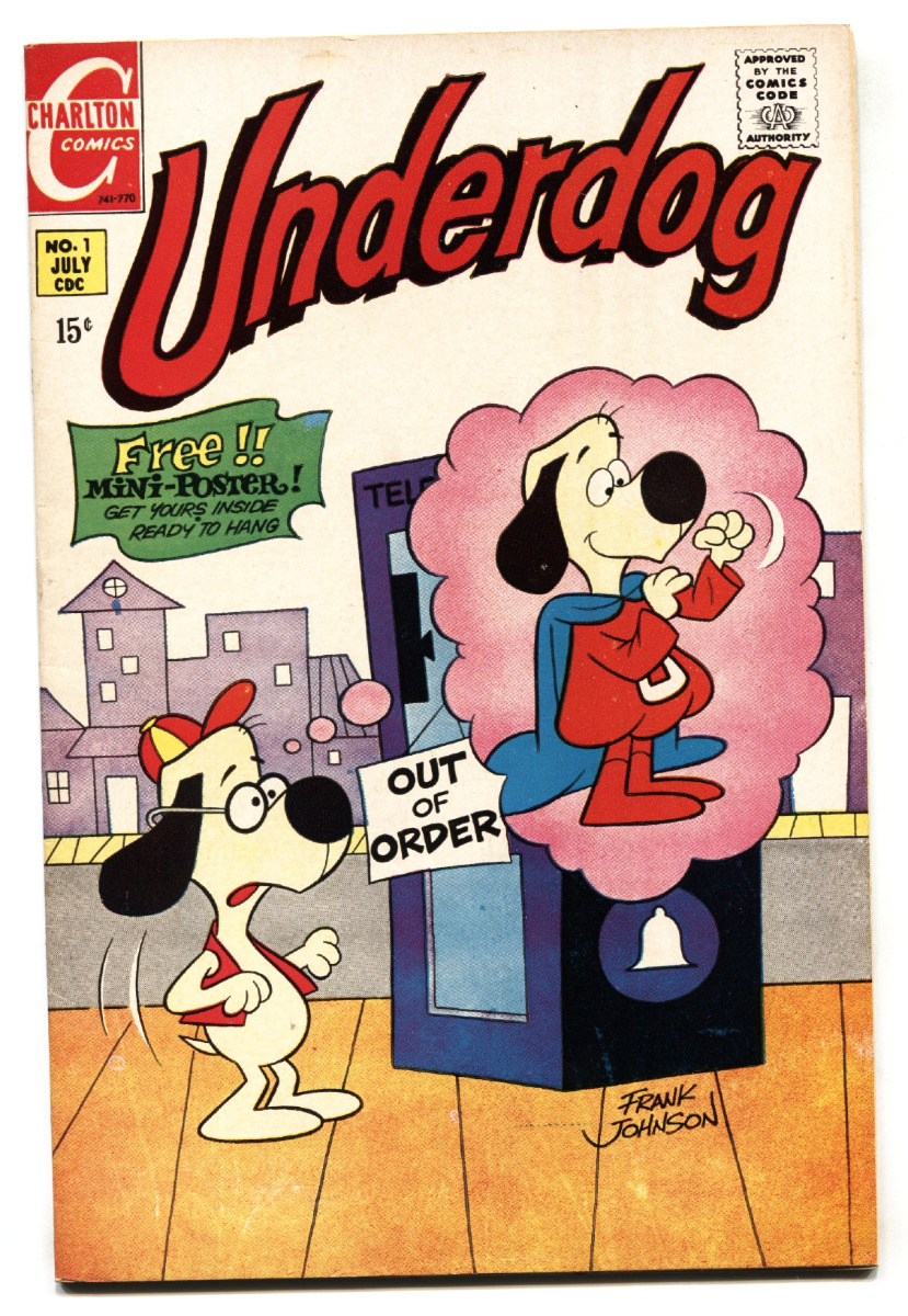 Underdog #1 1970- First issue- Charlton comics VF- COMICS | Barnebys